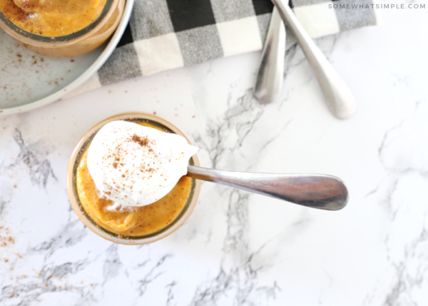 Easy Pumpkin Pudding (5 Min Prep) - Somewhat Simple