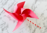 How to Make Paper Pinwheels - Somewhat Simple
