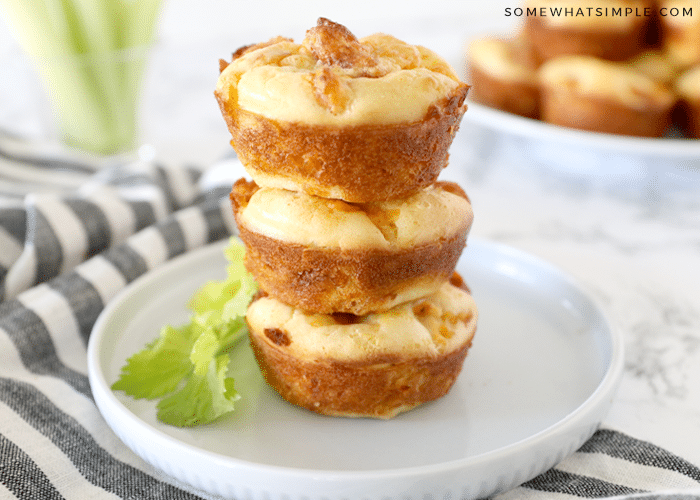 Buffalo Chicken Cupcakes - from Somewhat Simple .com