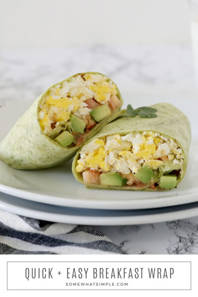 Breakfast Wrap Healthy Breakfast - Somewhat Simple .com