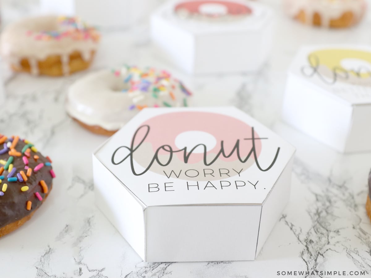 Donut Thank You Printables From Somewhat Simple