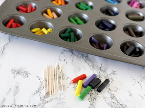 How to Make Homemade Crayons - Somewhat Simple