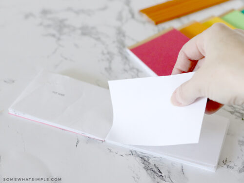 How to Make a Notepad - from Somewhat Simple .com