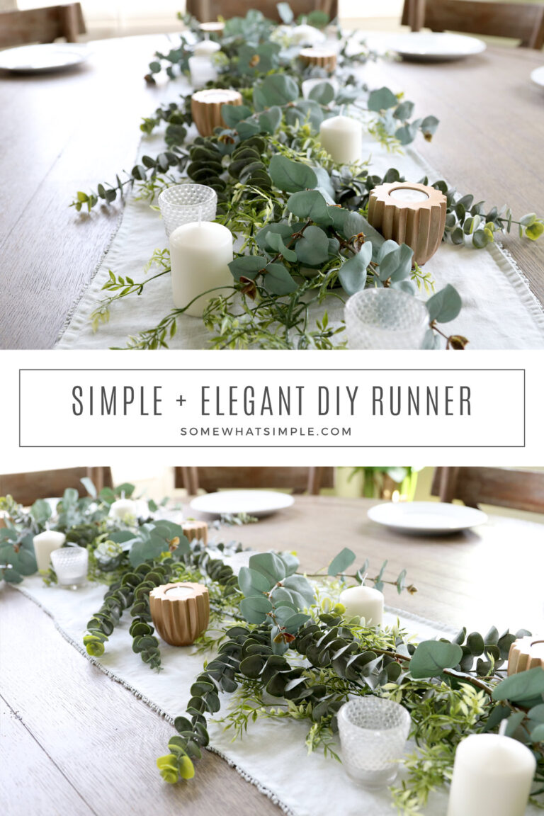 DIY Fall Tablescape (in under 10 minutes) - from Somewhat Simple