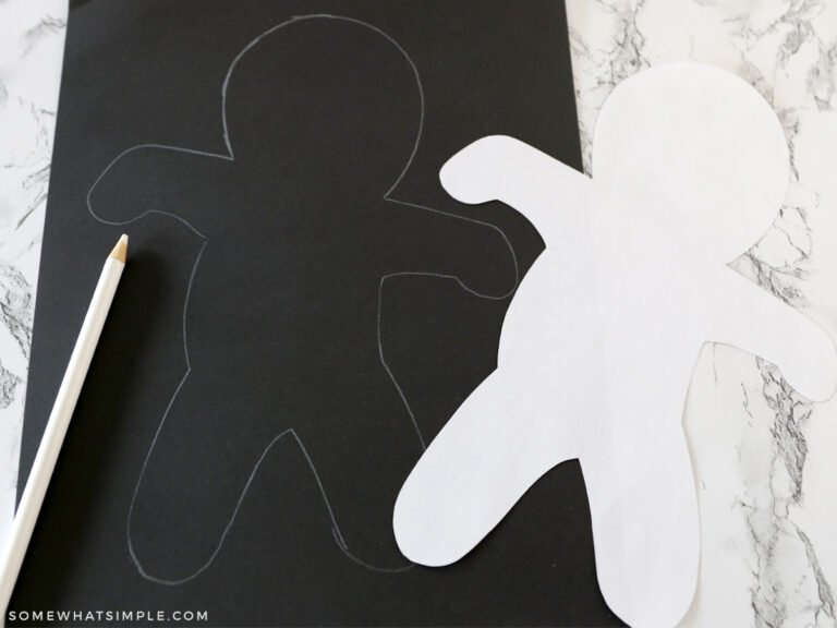 Masking Tape Mummy Craft - from Somewhat Simple