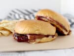 Grilled Ham and Jam Sandwich - from Somewhat Simple