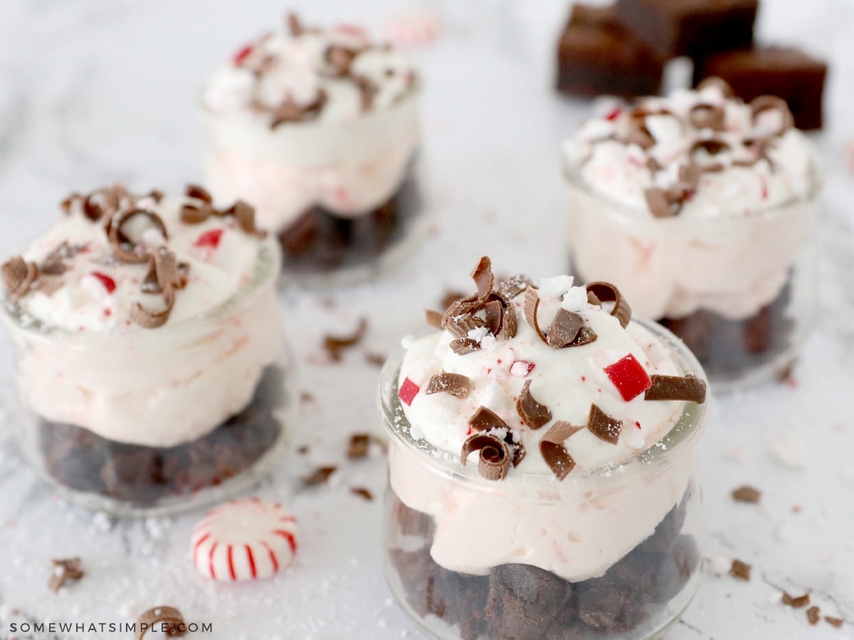 The Perfect Peppermint Parfait - from Somewhat Simple