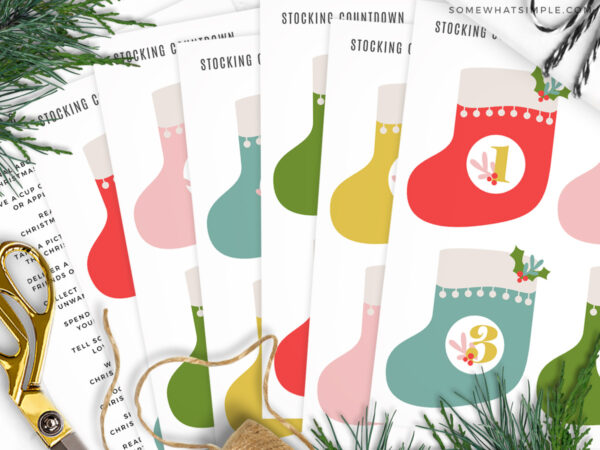 Printable Advent Calendar - Somewhat Simple