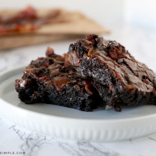 Bacon Brownies - Somewhat Simple