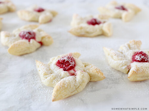 Quick and Easy Raspberry Pastries - Somewhat Simple