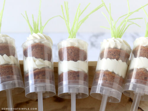 Easy Carrot Cake Push Pops - from Somewhat Simple