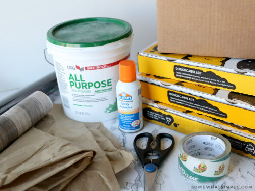 DIY Faux Cardboard Fireplace (Easy Instructions)