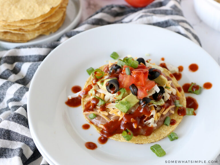 Best Homemade Tostadas - Somewhat Simple