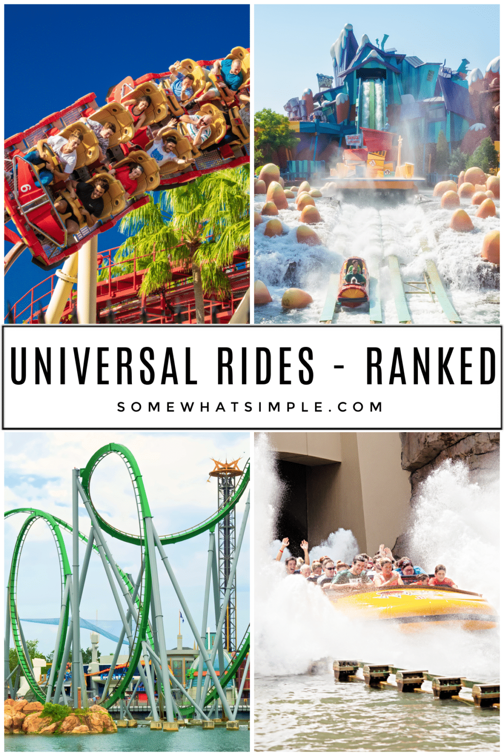 Best Rides at Universal Orlando - Somewhat Simple