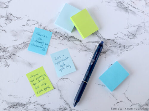 Simple + Sweet Hidden Love Notes - from Somewhat Simple