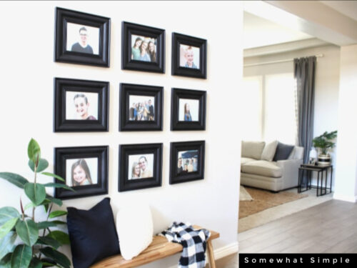 Creative Photo Wall Collage Ideas - Somewhat Simple