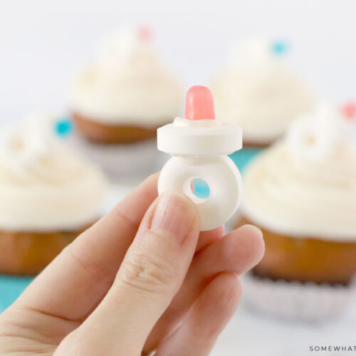 DIY Candy Pacifier Cupcake Toppers: A Sweet Tutorial
