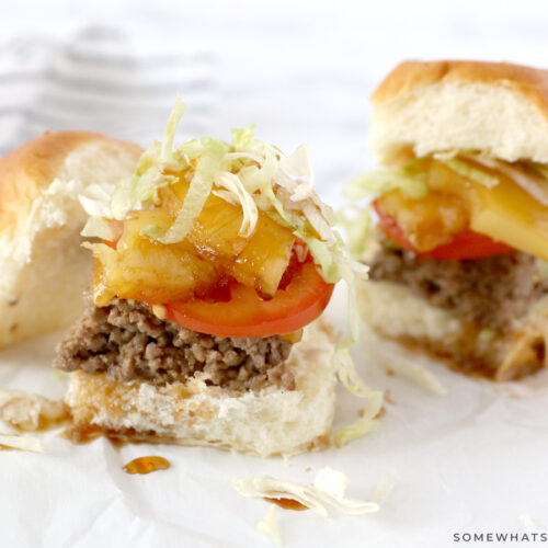 Sweet Hawaiian Beef Sliders Recipe | Somewhat Simple