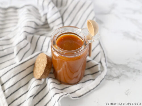 EASY Salted Caramel Recipe - from Somewhat Simple