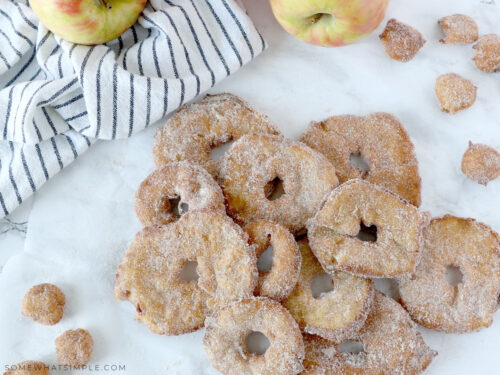 Easy Fried Apple Rings - from Somewhat Simple
