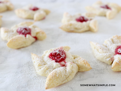 Quick and Easy Raspberry Pastries
