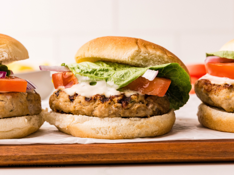 Chicken Caesar Burgers
